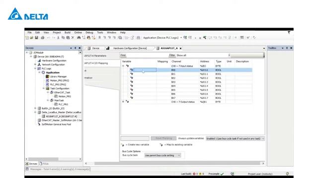 Delta PLC AX-308E Series Tutorial (4) - The AS Series IO Module Settings with AX3 CPU