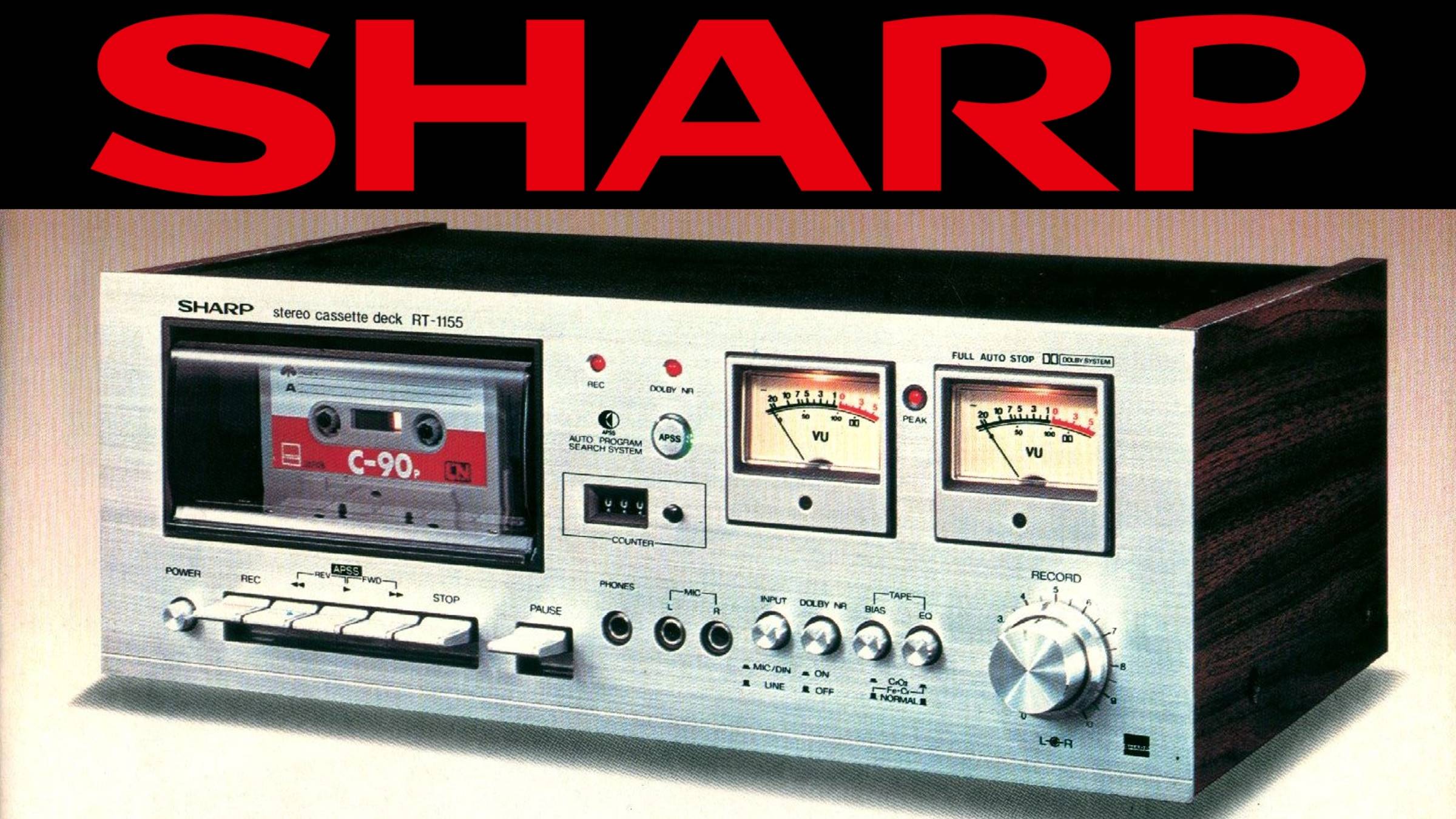 Sharp. Бытовая электроника 1976 год