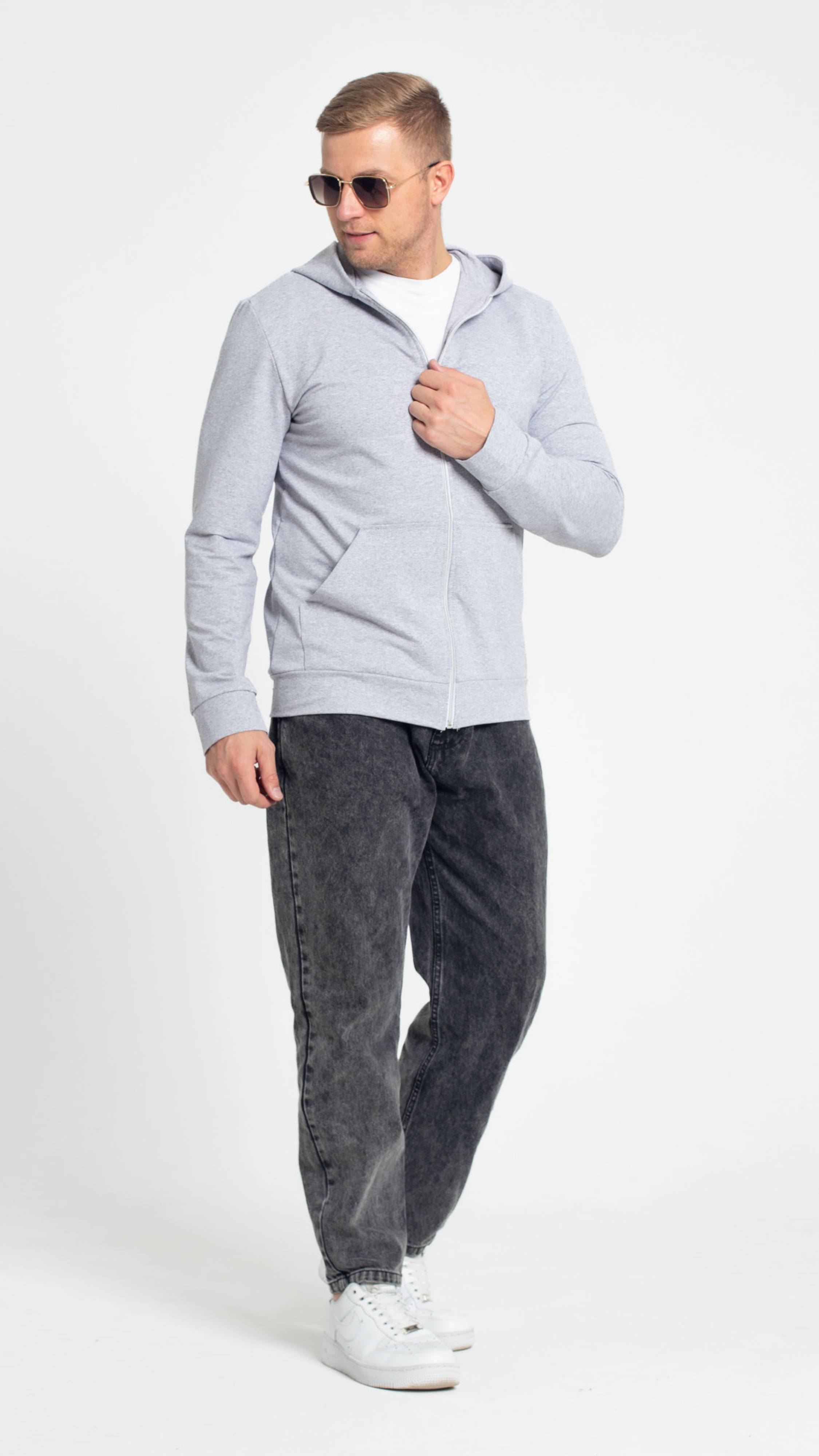 Толстовка мужская на молнии! Мужской базовый Гардероб 2025! Мужской стиль 2025 Мужской комфорт