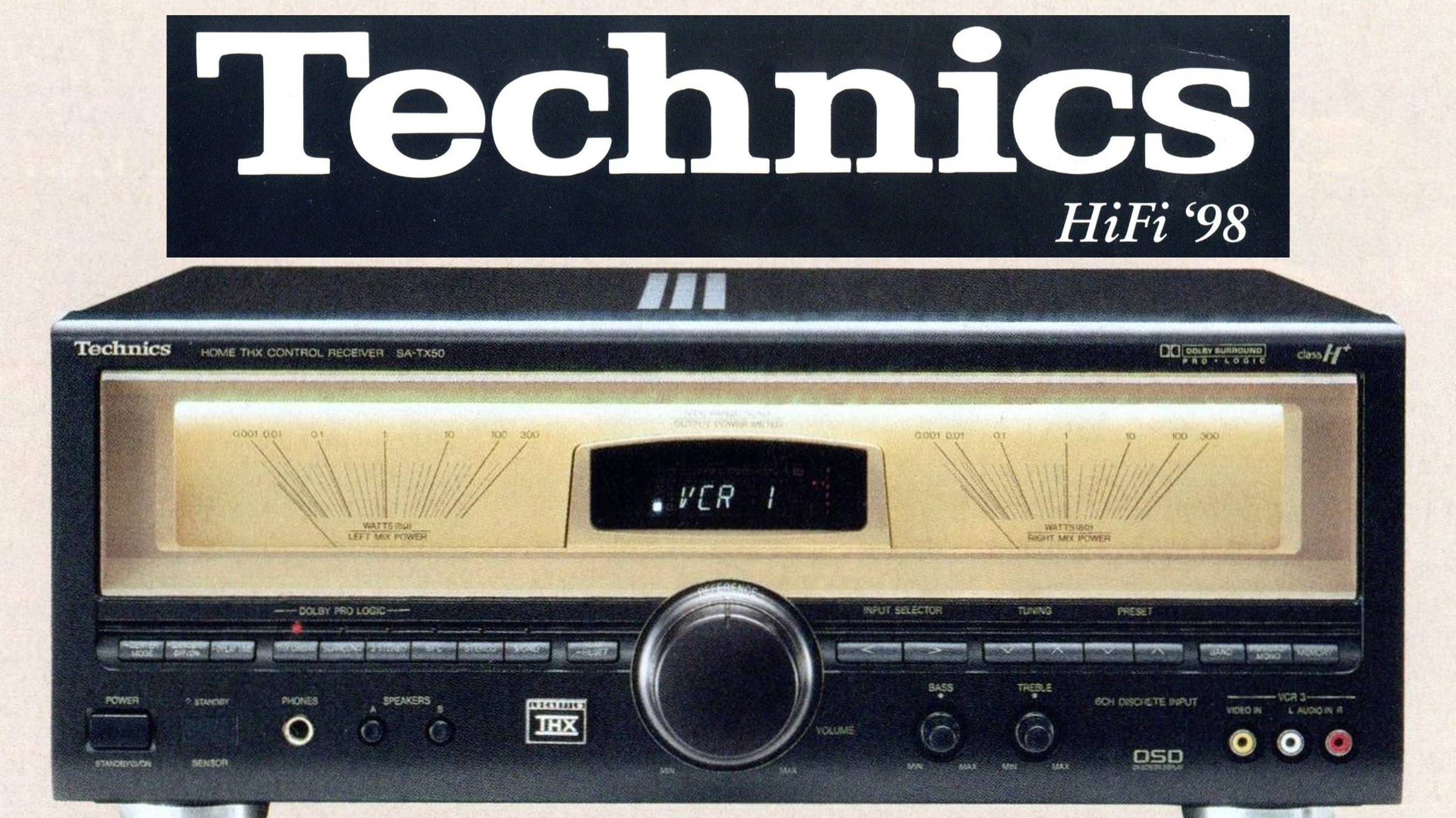 Technics. HI-FI каталог 1998 года