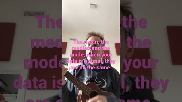 The mean, the median, and the mode.