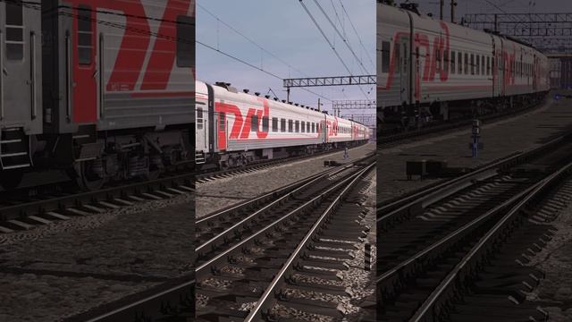Trainz 22, «ЭП2К-415 отправляется со станции Челябинск»