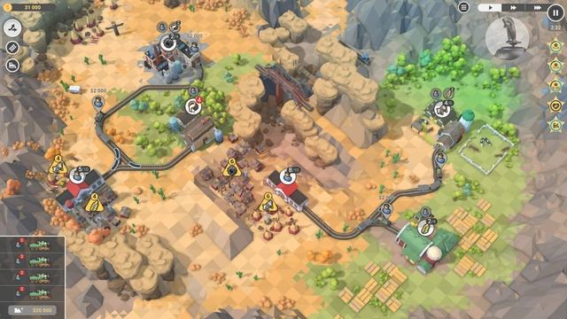 Train Valley 2 (4 - Каньон) Прохождение на 5 звёзд