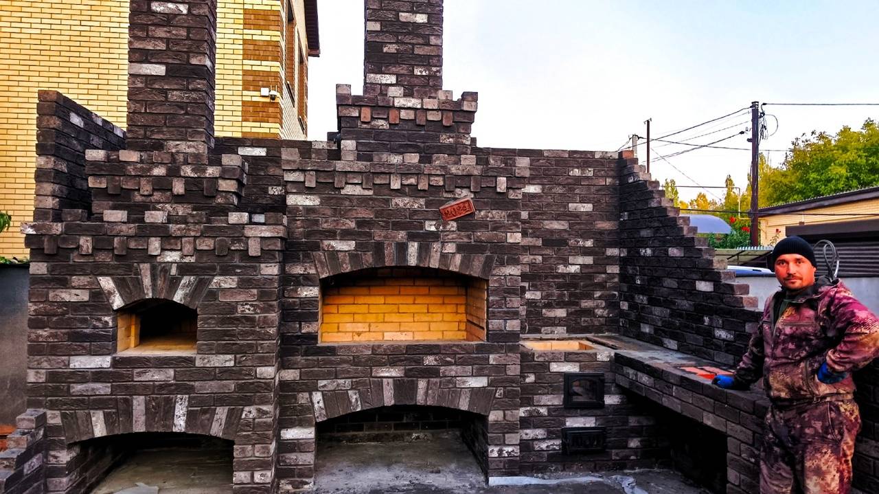 Мангал, печь под казан, помпейская печь. Наш 155 объект.