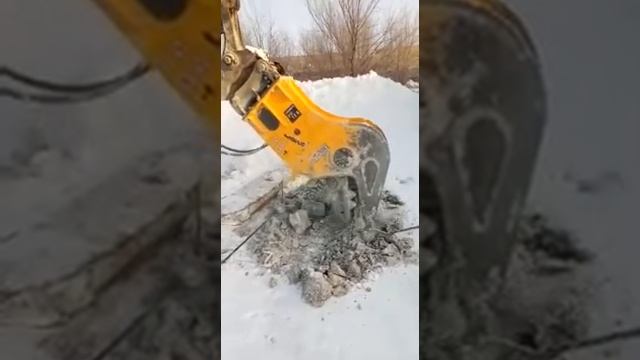 Дробилка IFP13 на Volvo EW 160 дробление бетона