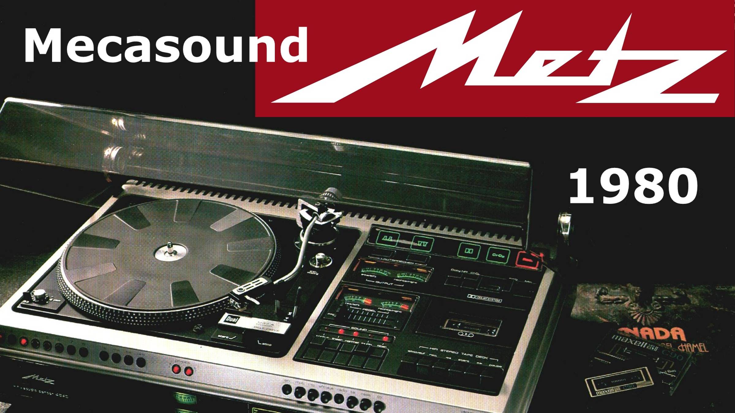 Metz Mecasound HiFi-Programm 1980. Каталог аудиоаппаратуры
