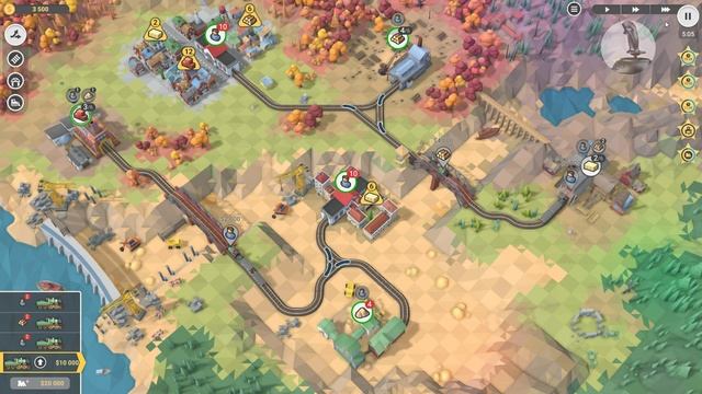 Train Valley 2 (5 - Дамба) Прохождение на 5 звёзд