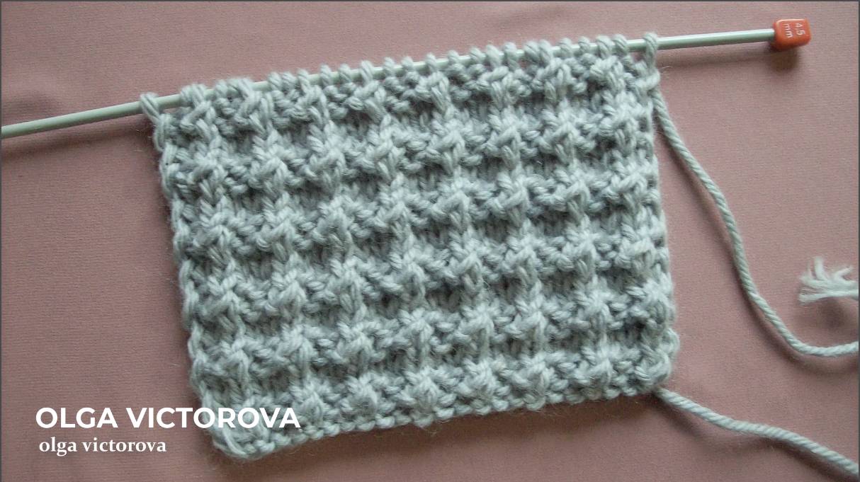 415 РЕЛЬЕФНЫЙ УЗОР СПИЦАМИ Вязание Узоры спицами