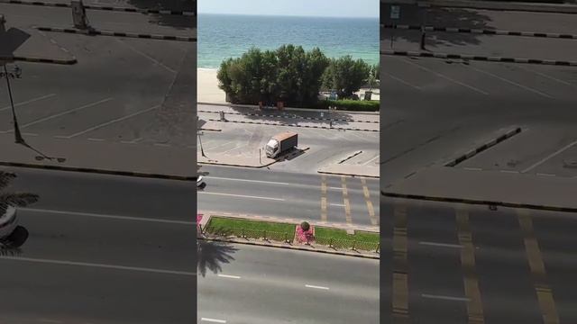 ОАЭ-Аджман-Рамада - Вид из окна отеля .