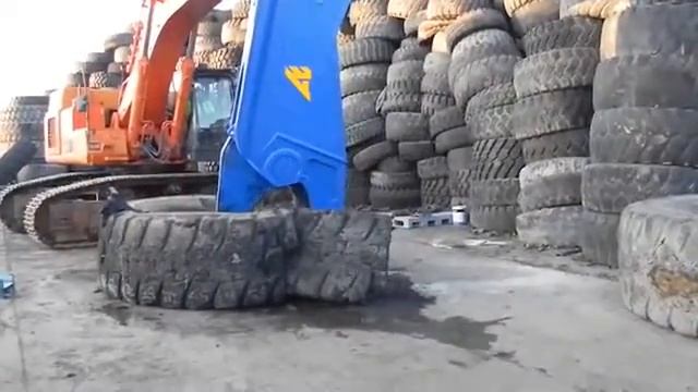 7 и тонные ножницы для металла ARDEN AS070   утилизация шин