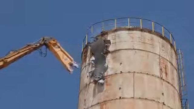 Ножницы ISS10/20, демонтаж резервуара