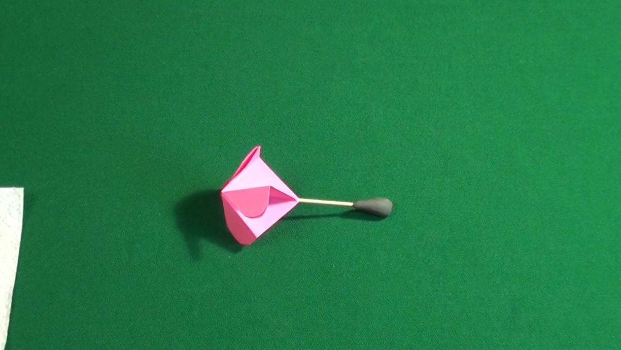 Как сделать дротик из бумаги и спички