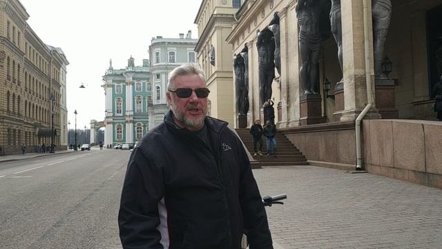 на велосипеде от дома до Эрмитажа