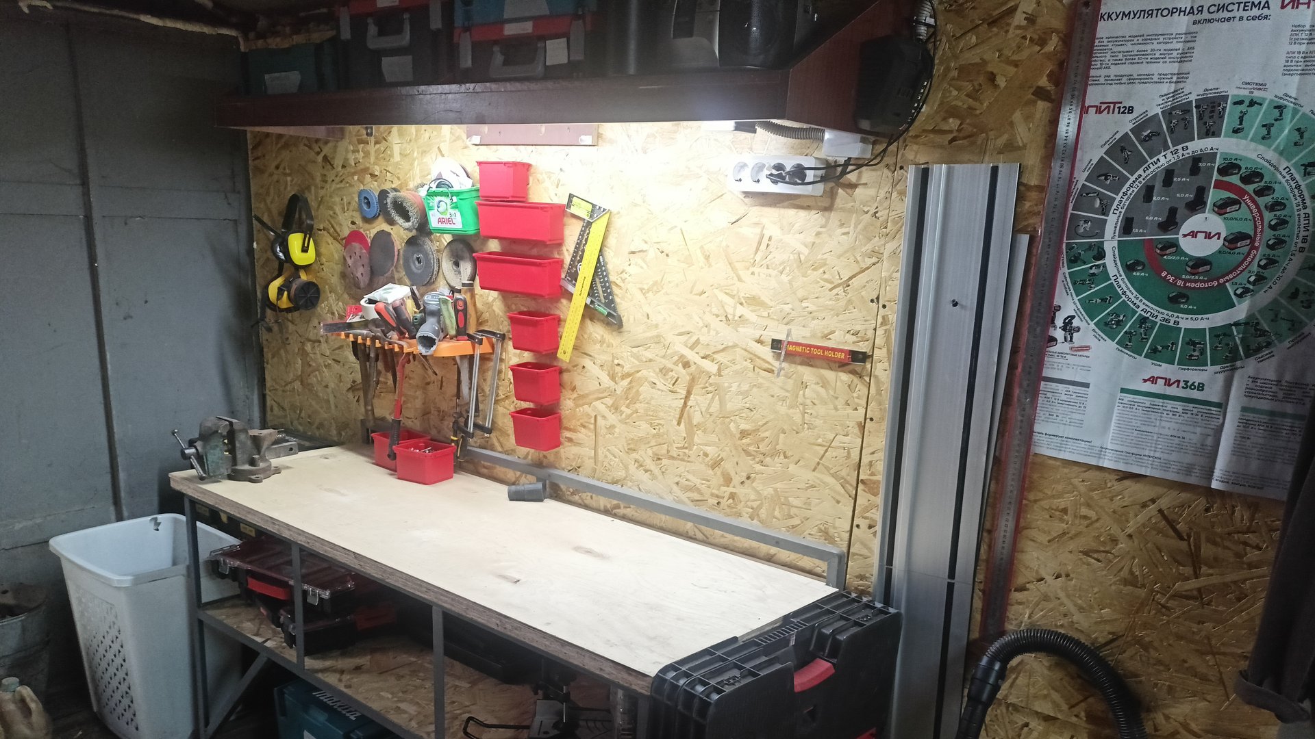 Рабочее место для компактной мастерской