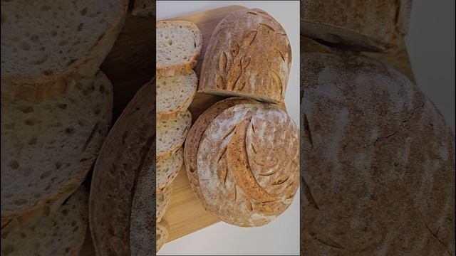 Ленивый хлеб на закваске. рецепт уже на канале