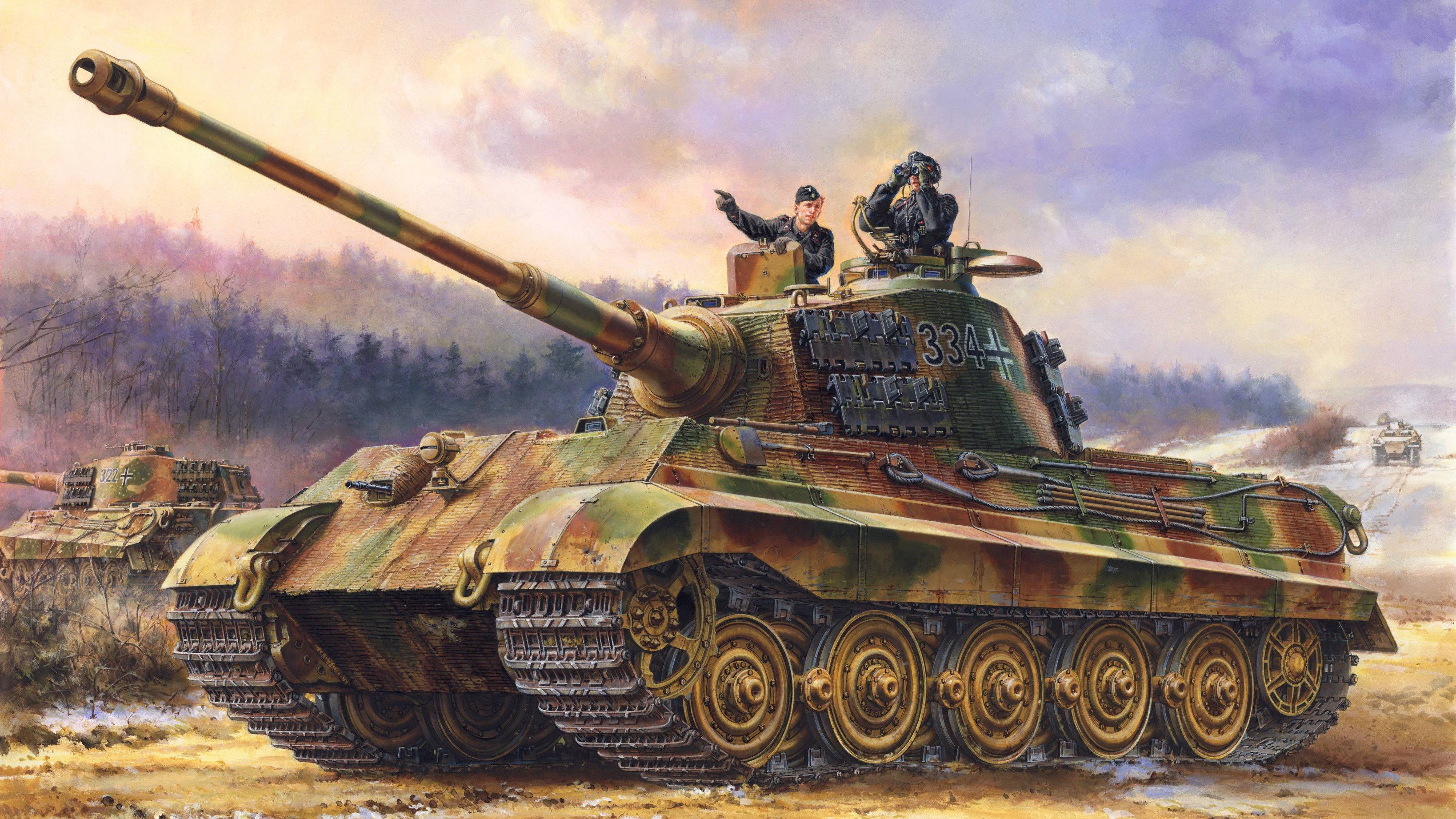 KING TIGER 1/35 MENG часть 2