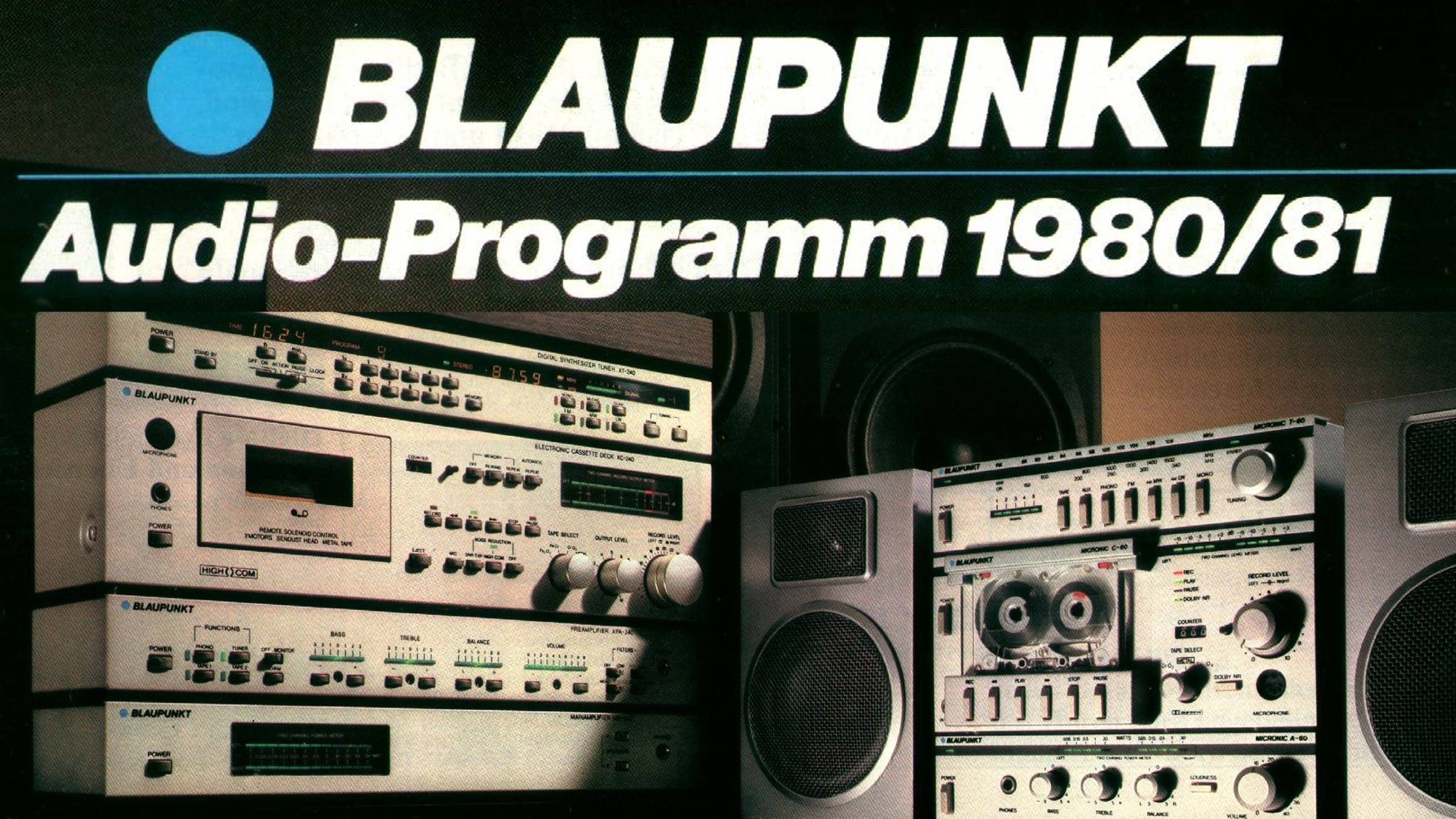 Blaupunkt Audio-Programm 1980-1981 год. Каталог аудиопродукции