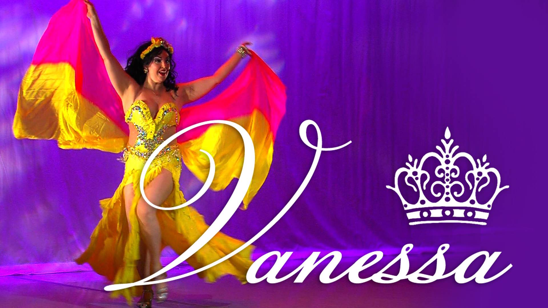 Vanessa of Cairo - Oriental Dance / belly dance improvisation from "Star Dynamics" how-to program