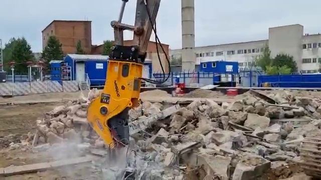 Гидроножницы IFP 19 X INDECO на Volvo EC250DL, ООО «СПЕЦРУССТРОЙ»_Вторичная переработка