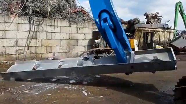 7 и тон  ножницы по металлу ARDEN   резка швеллеров и балок 800 мм и больше