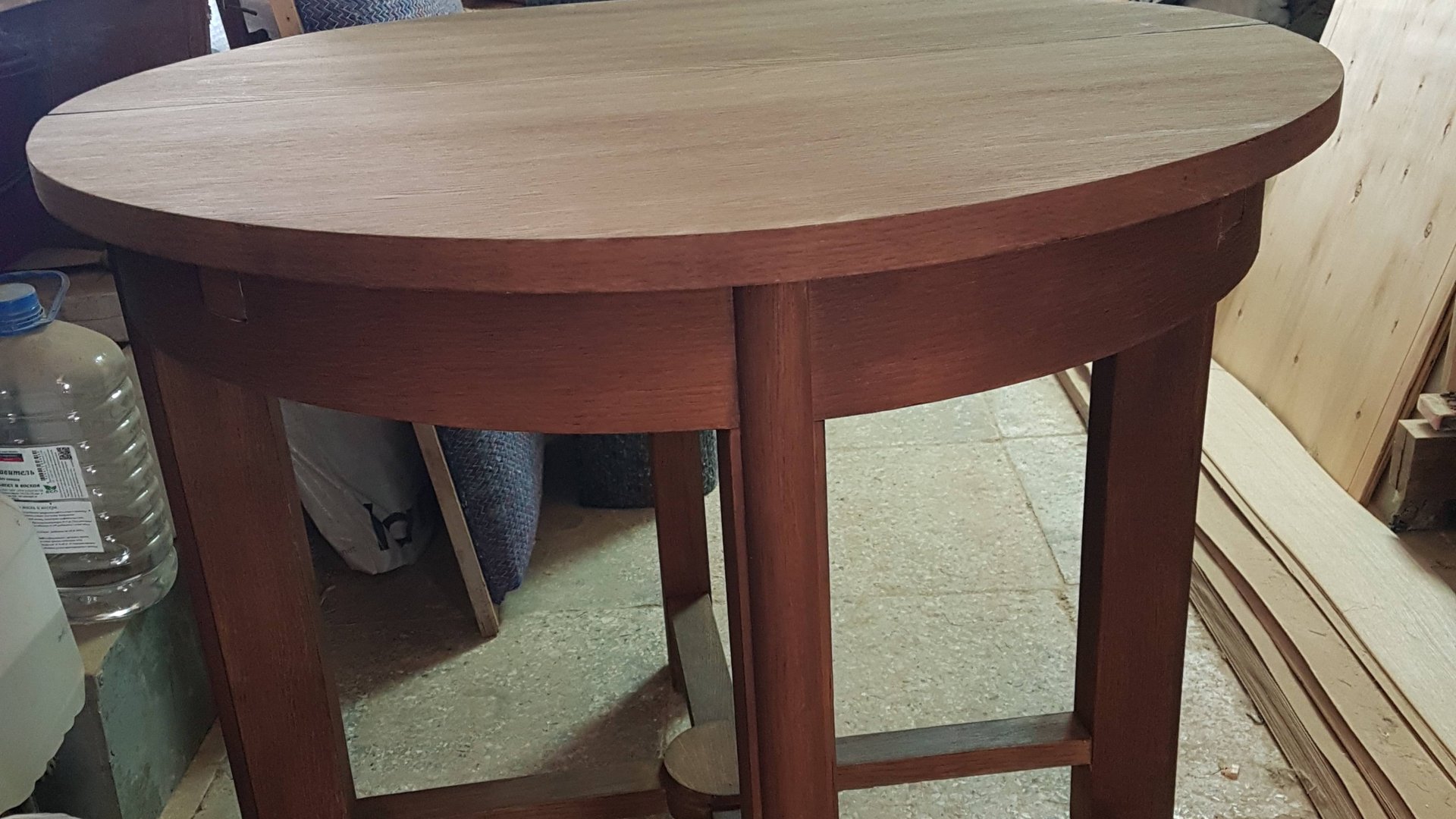 Реставрация обеденного раздвижного стола эпохи СССР.  Часть вторая (заключительная).