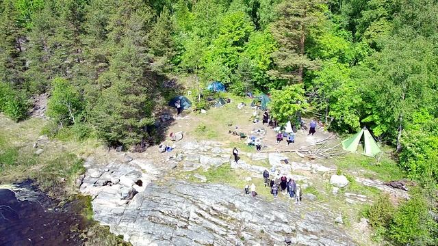 Шхеры 2023. Лето. Над лагерем