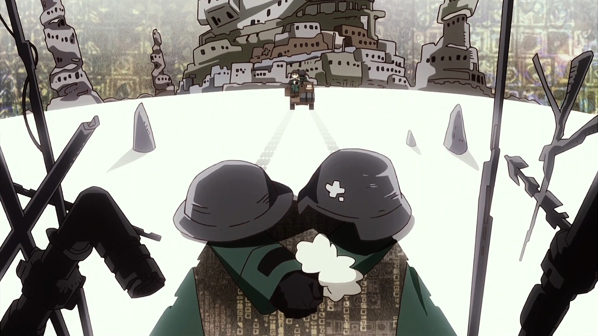 "Последнее путешествие девочек". Опенинг (Shoujo shuumatsu ryokou, Girls' last tour. Op)