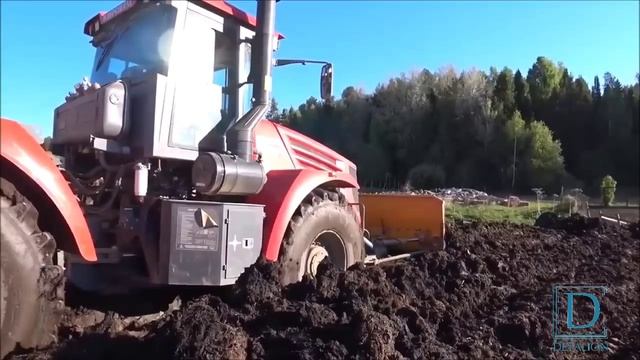 Кировец в деле! Трактора застряли в грязи – как мы справились с этим