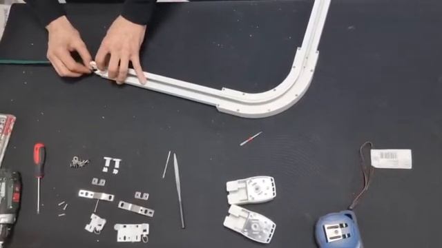 Сборка углового карниза (радиальный)