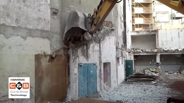 Разработка карьера и демонтажные работы дисковой фрезой DMW 130 и специальным клыком завода KEMROC G