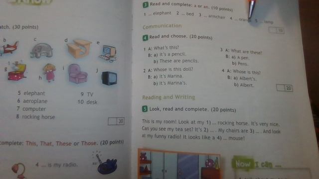 3 класс Английский в фокусе Модуль 4 стр.70,71 Тест Проверочная работа Now I Know! Spotlight 3