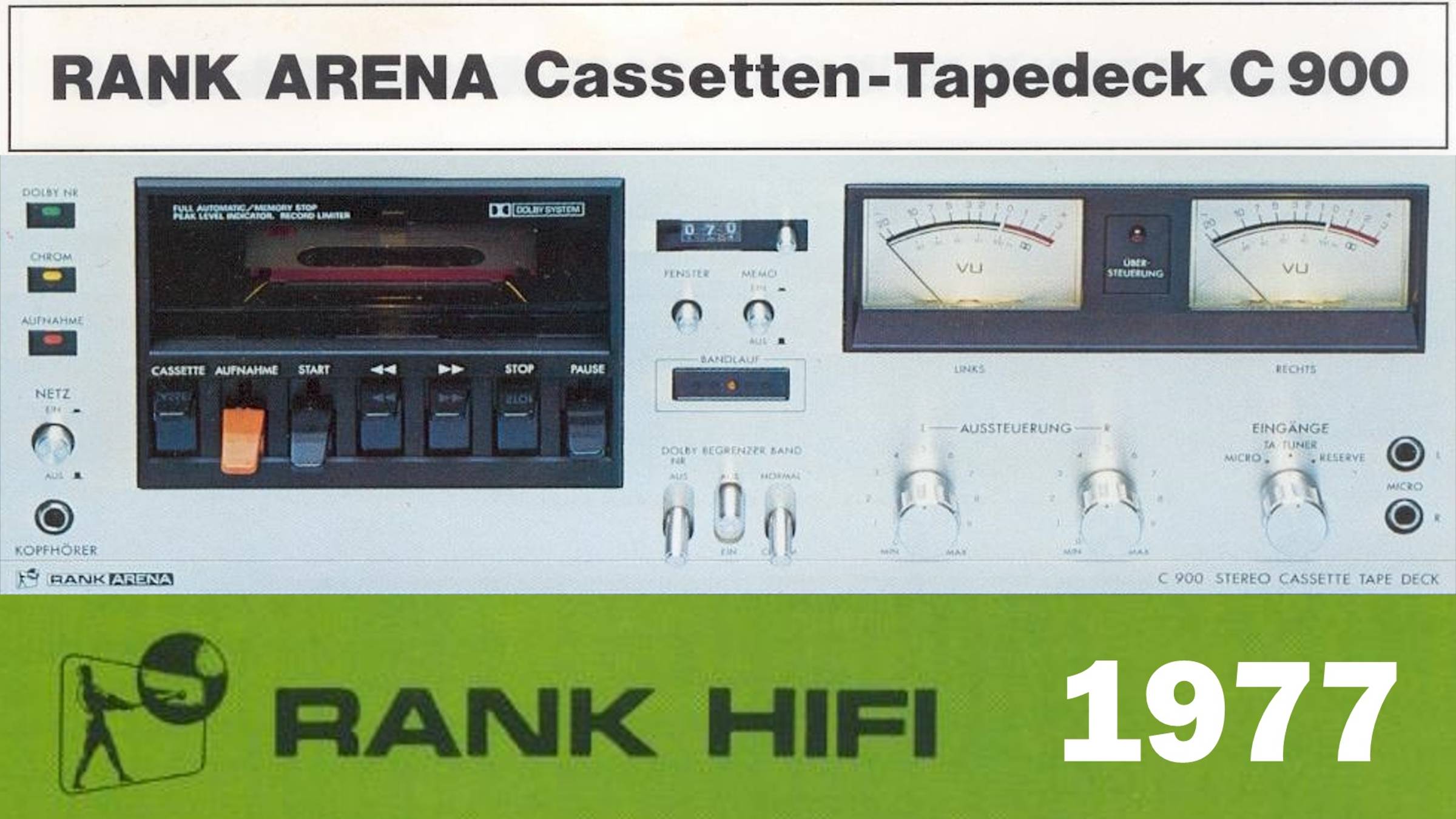 Rank Arena. HiFi-TV Programm 1977 год