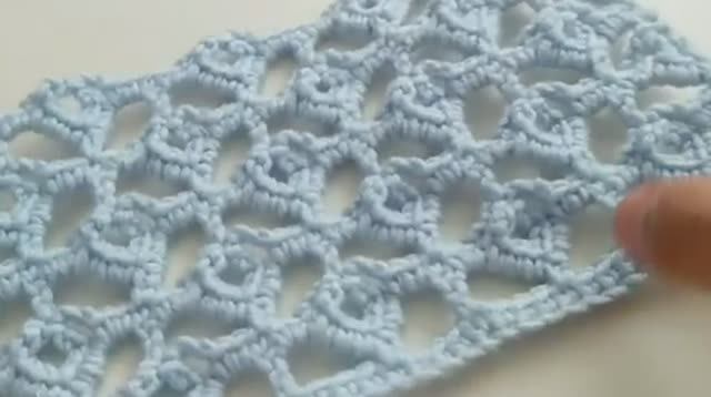 Вязание узора крючком #вязаниекрючкомузоры #узорыкрючком