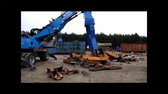 Утилизация экскаватора   ножницы ARDENAS035  по металлу на FUCHS c FQC