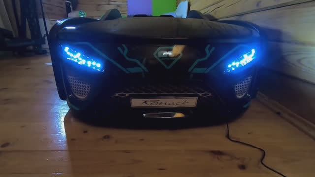 Кровать-машина Romack Dreamer Неон. Размер: 100х206х55. Сборка.