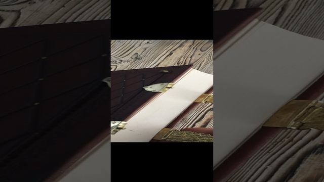 АСМР ASMR Книга из натуральной кожи The book is made of genuine leather