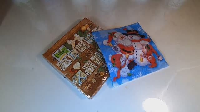 Как подготовить салфетку для декупажа