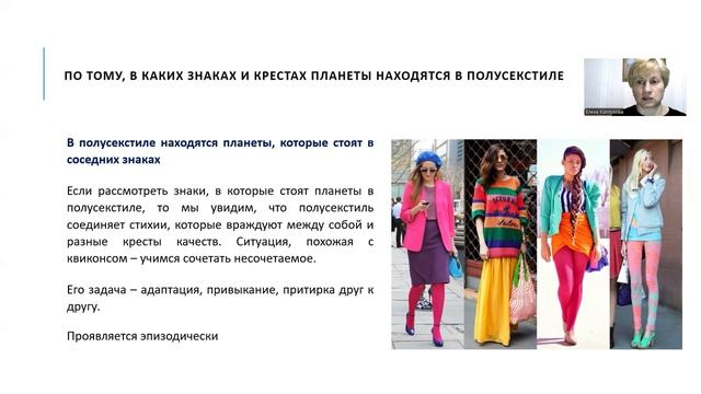 Урок 86. Минорные аспекты квиконс и полусекстиль