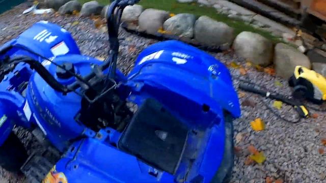Yamaha Grizzly 125 ремонт часть 1