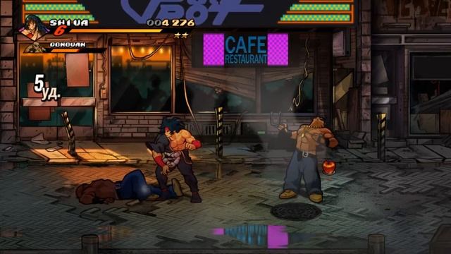 Streets of Rage 4: Mr.X Nightmare (PC)-Геймплей #1.