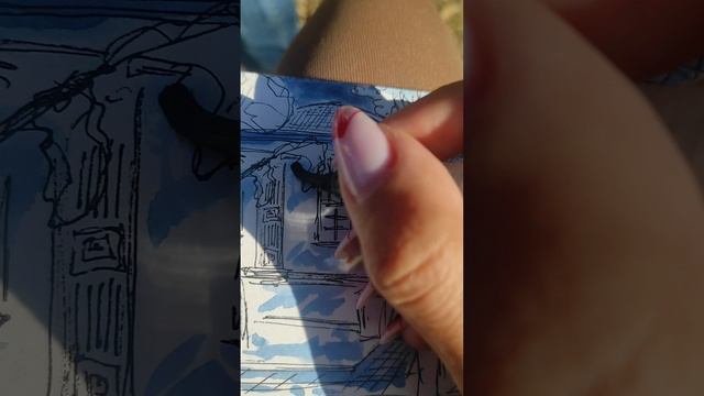 Рисую Таманский археологический музей #shorts