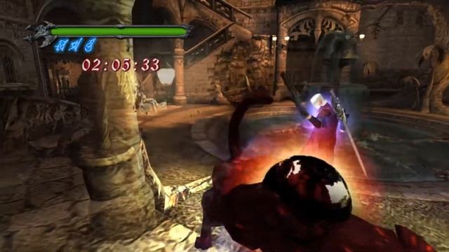 Devil May Cry HD (PC)-Босс Темный Рыцарь и Паук #2.