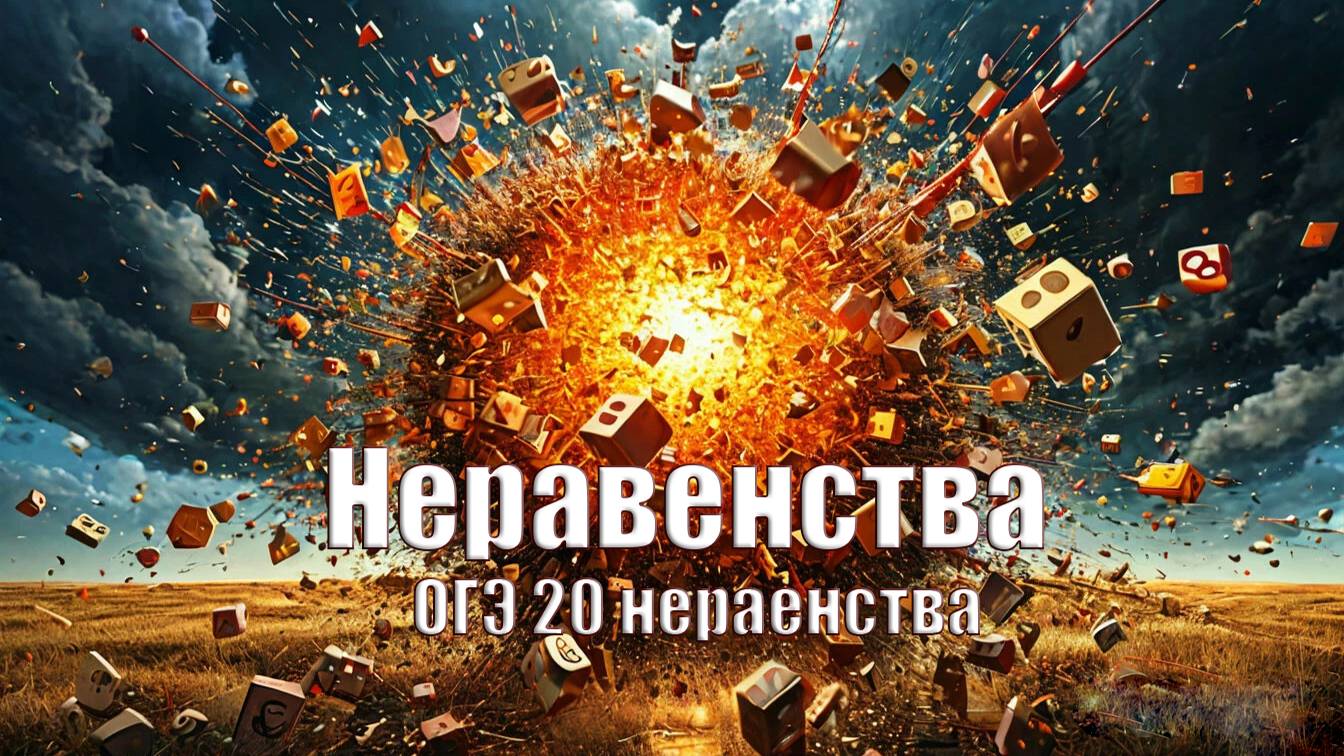 Неравенства, ОГЭ 20 задание.