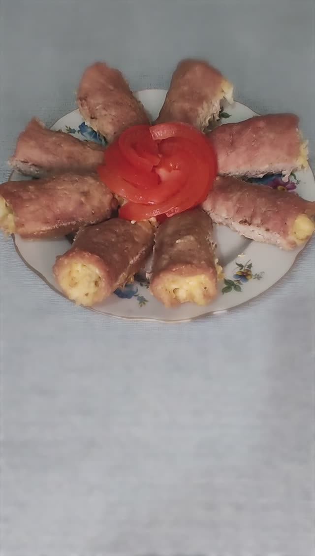 Свинные рулетики