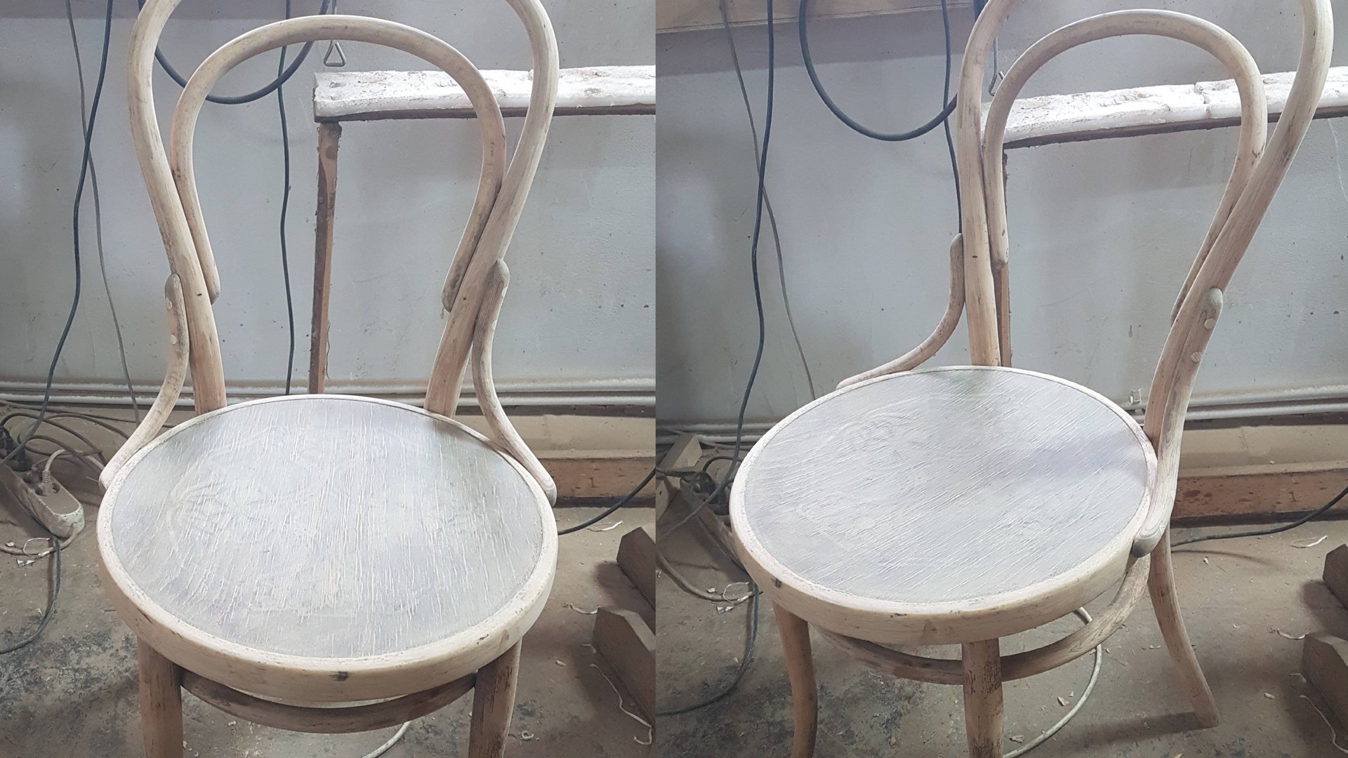 Восстановление стула фирмы Тонет, привезённого из г. Тюмень. Часть первая