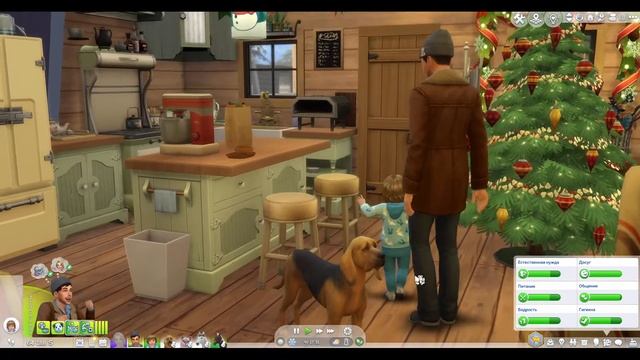 [СТРИМ] The Sims 4 | Династия Беркли "Конное ранчо"#38  |  Скоро новый год!