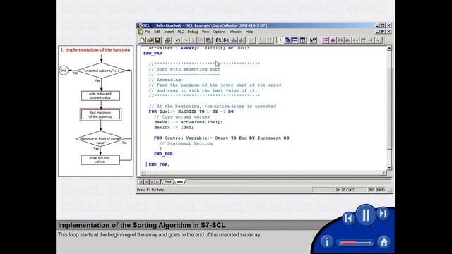 04 - SIMATIC S7 SCL - Implementation of Sorting Algorithm