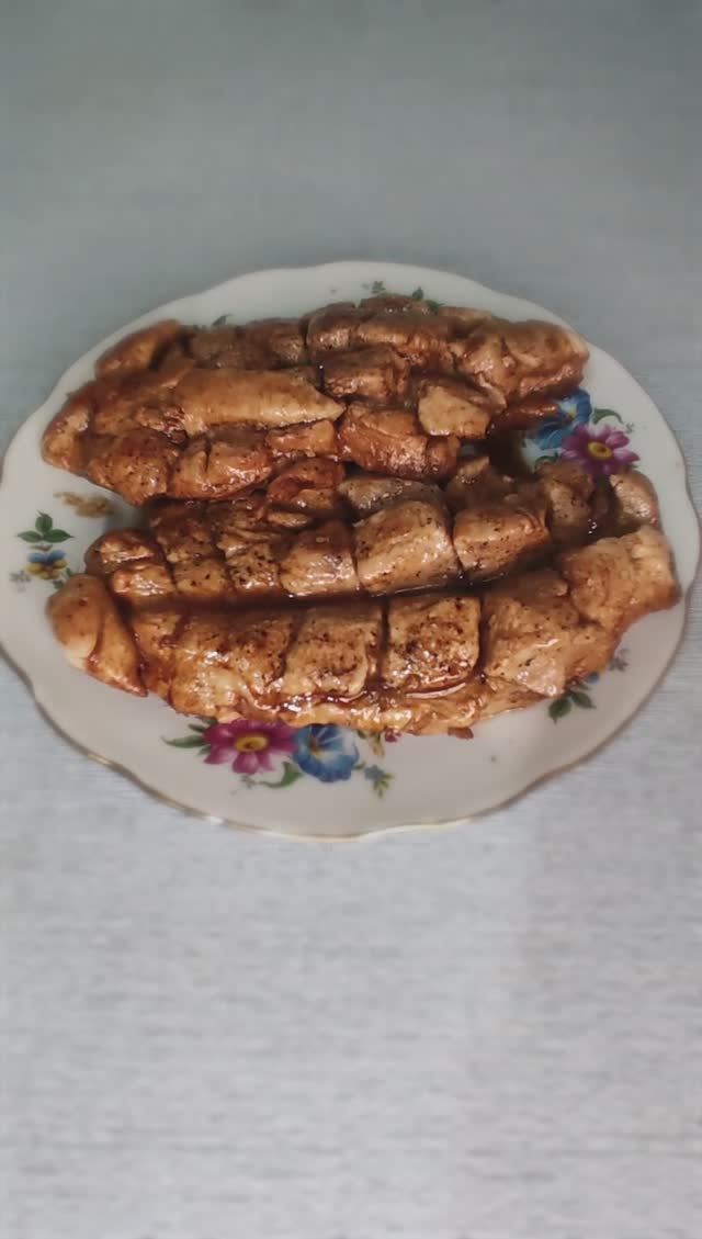 Куриное филе в карамельном соусе