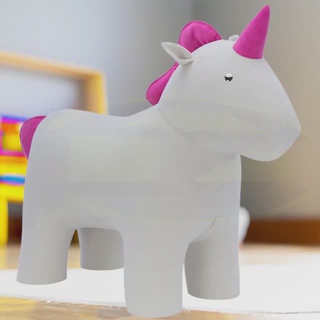 Пуфик-Единорог: Волшебство в Вашем Доме! 🦄✨