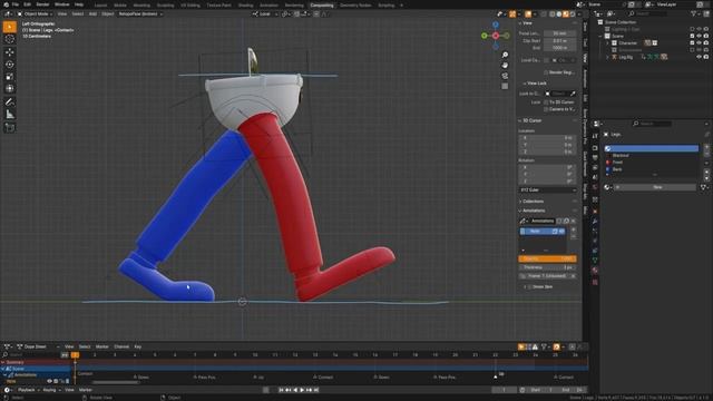 Blender 3D- Your First Character Animation (Walk Cycle) - SouthernShotty3D_4